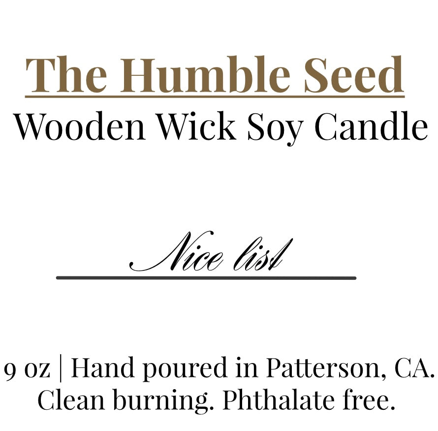 Nice list – The Humble Seed
